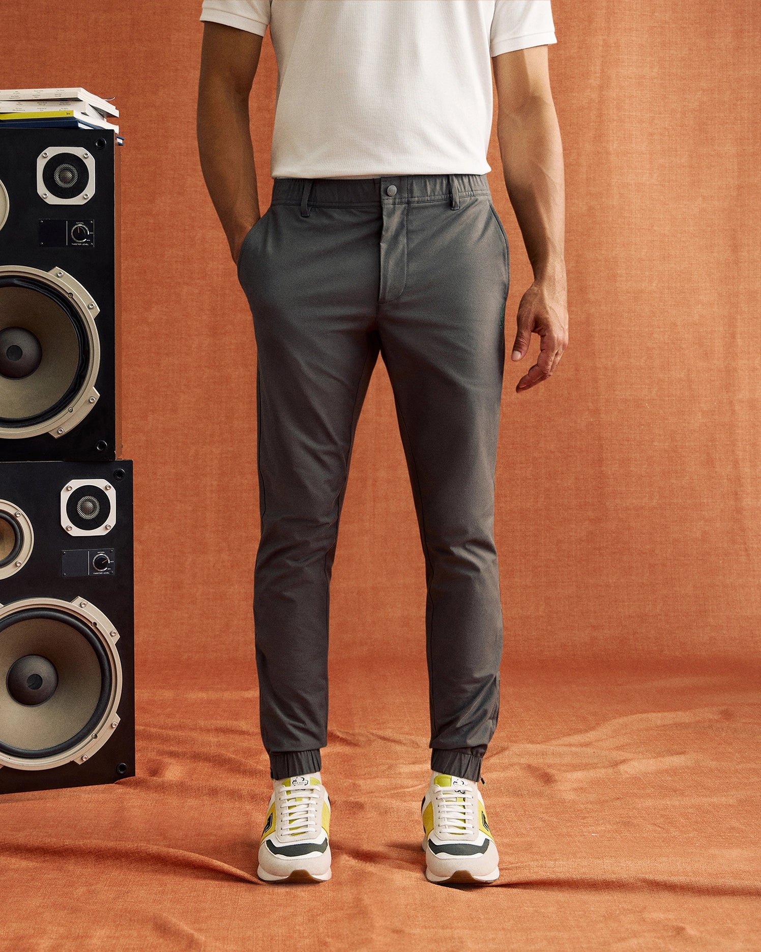 MENS GREY MADISON COMMUTER PANT | PSYCHO BUNNY