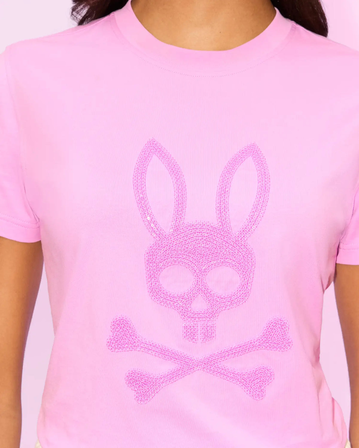 Women's Roux Graphic Tee in Pink | Psycho Bunny